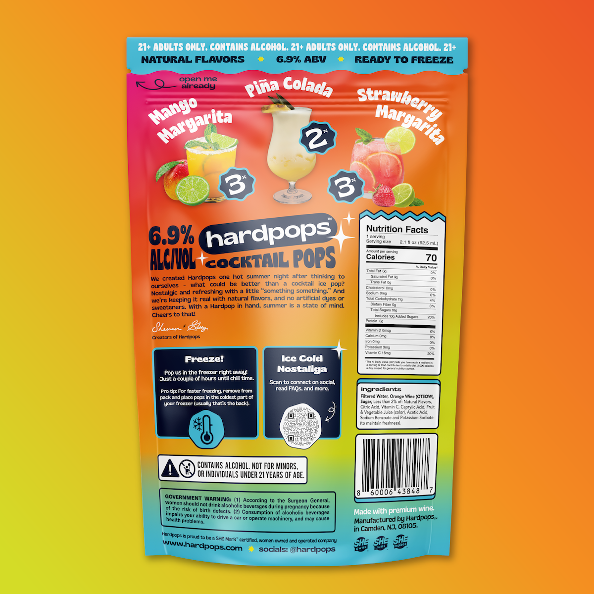 Hardpops Boozy Ice Pops